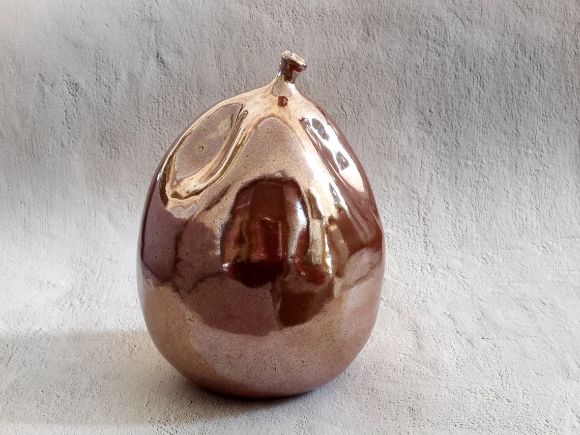 Ceramic Popped Balloon, GOLD Ceramic Balloon, Handmade Ceramic Balloon ...