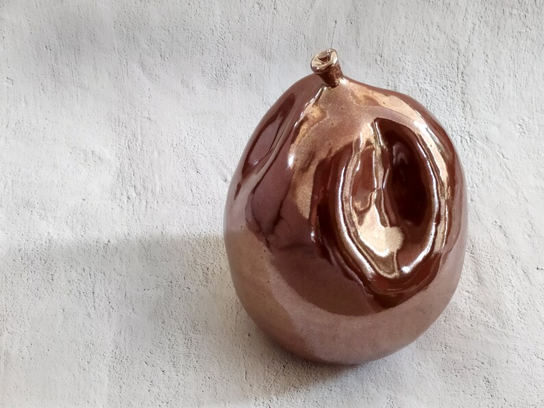 Ceramic Popped Balloon, GOLD Ceramic Balloon, Handmade Ceramic Balloon ...