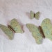 Set of 3 Ceramic Butterflies Wall Art, Decorative Butterfly, Handmade ...