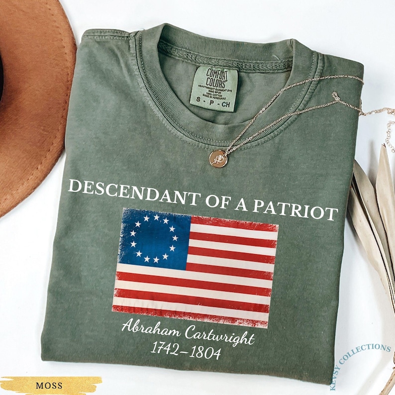 Custom Descendant of a Patriot Tshirt, Daughters of the American ...