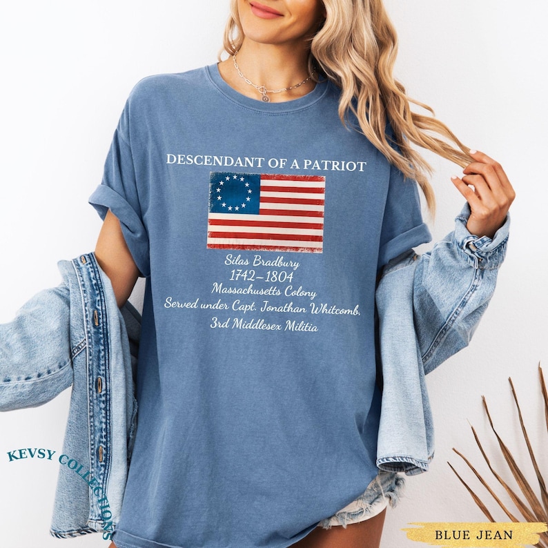 Custom Descendant of a Patriot Tshirt, Daughters of the American ...