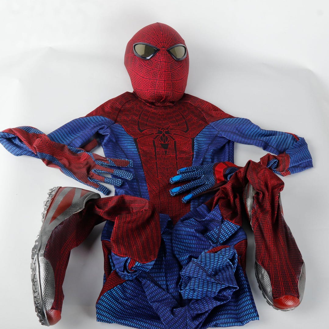 Customized Amazing Spiderman 1 Mask Spiderman Cosplay Costume,with Face ...