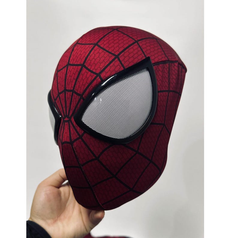 Tailor-made TASM 2 Spiderman Cosplay Costume,with Face Shell and ...