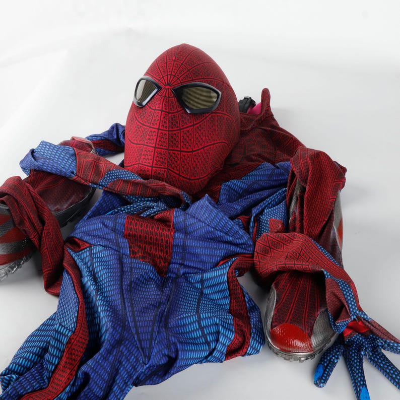 Customized Amazing Spiderman 1 Mask Spiderman Cosplay Costume,with Face ...
