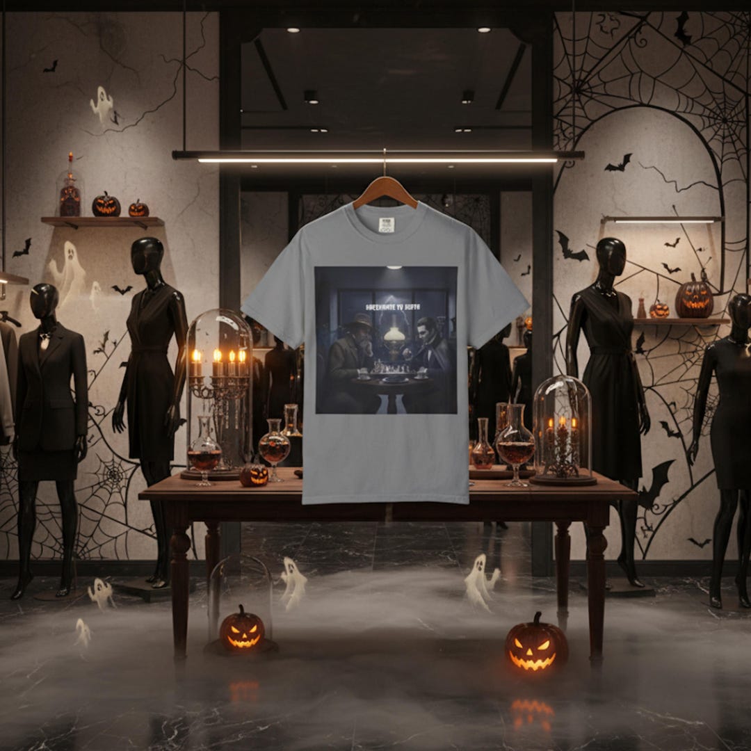 Checkmate to Death Tshirt | Van Helsing Vs Dracula, Gothic Halloween ...