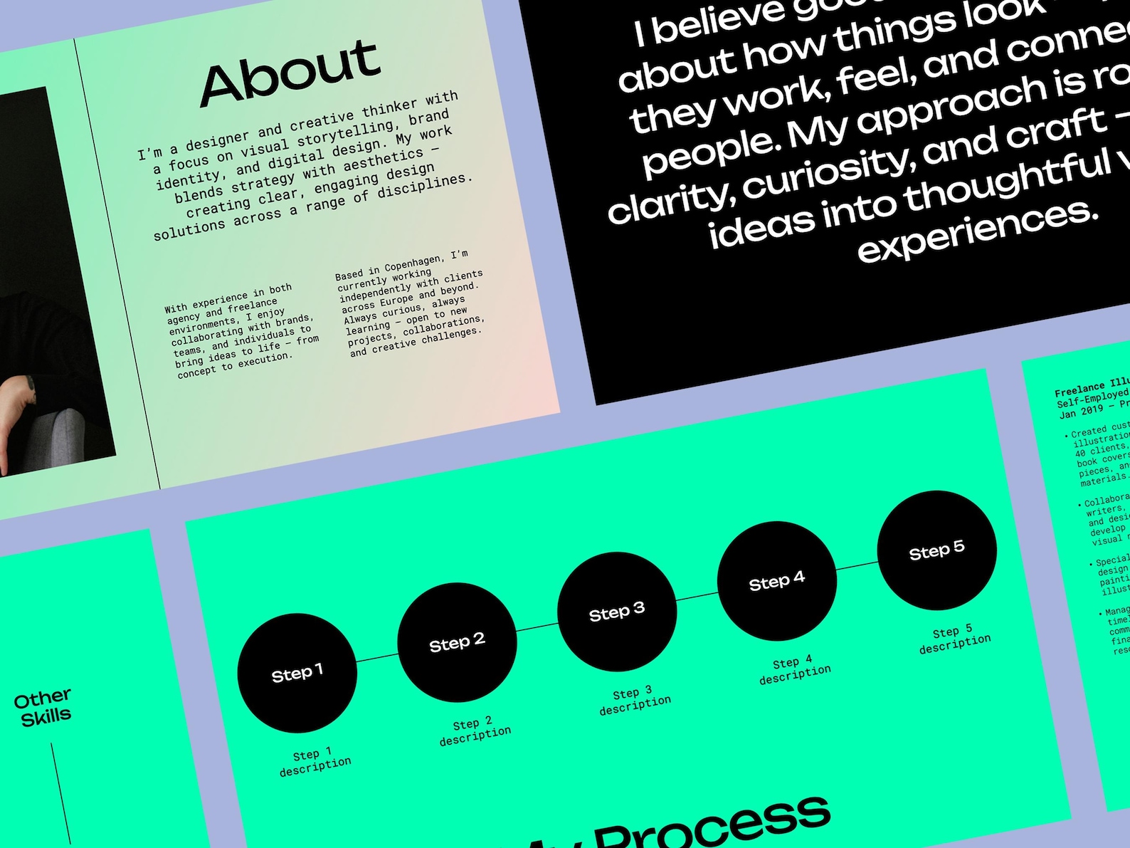 Clean Visual Portfolio Keynote | Contemporary Template for Designers - Etsy