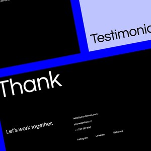 Clean & Minimal Design Portfolio Template | Keynote Presentation for ...