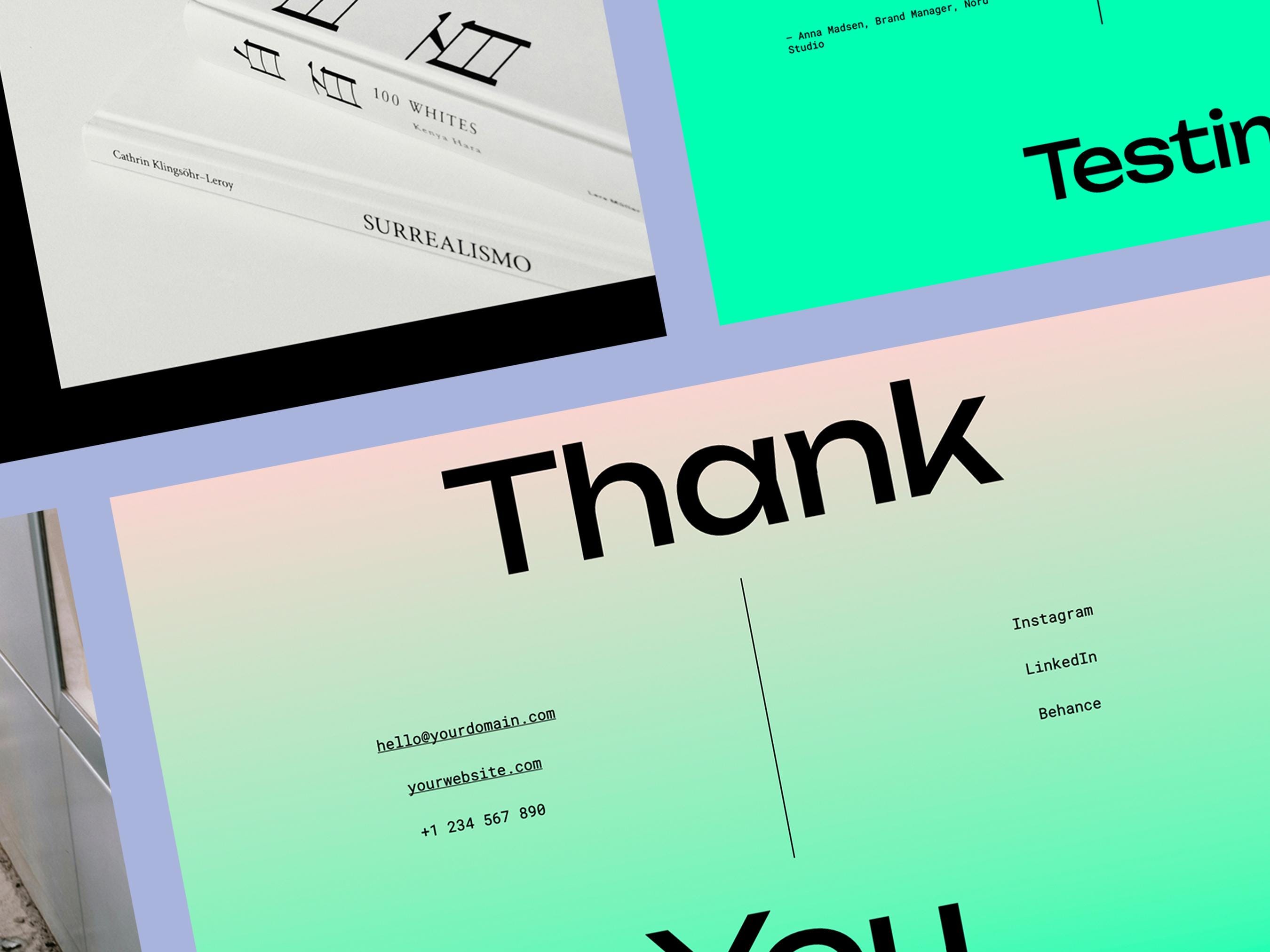 Clean Visual Portfolio Keynote | Contemporary Template for Designers - Etsy