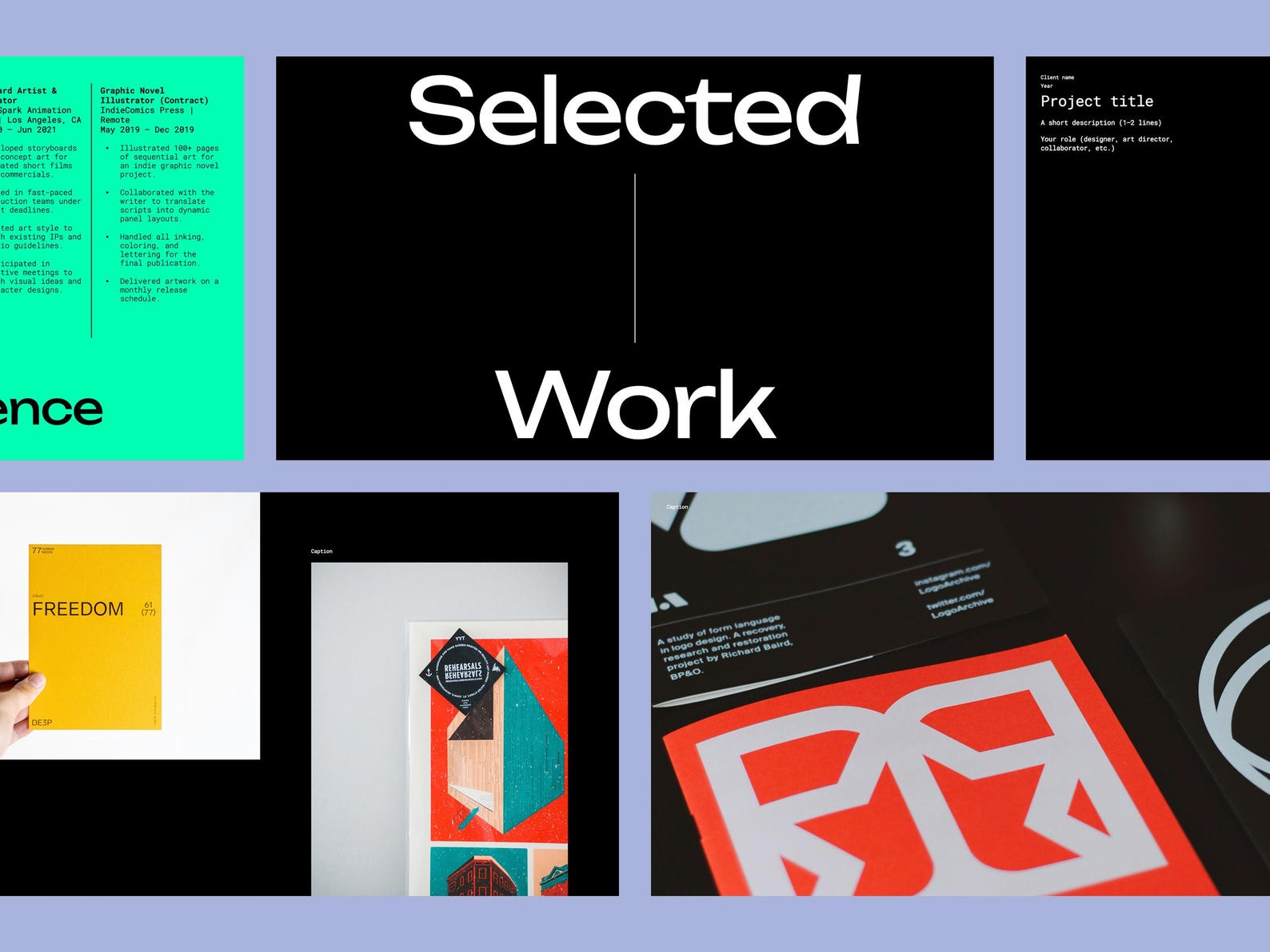 Clean Visual Portfolio Keynote | Contemporary Template for Designers - Etsy