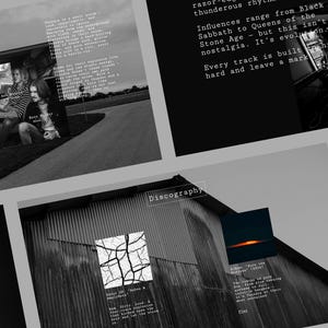 Rock Band Portfolio Keynote | Bold Presentation Template for Musicians ...