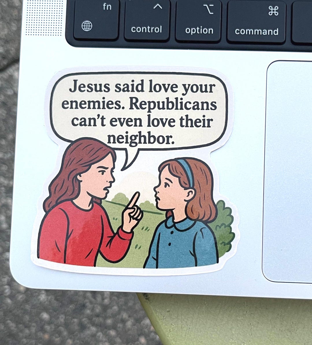 Funny Religious Hypocrisy Sticker – “jesus Said” – Snarky Christian ...