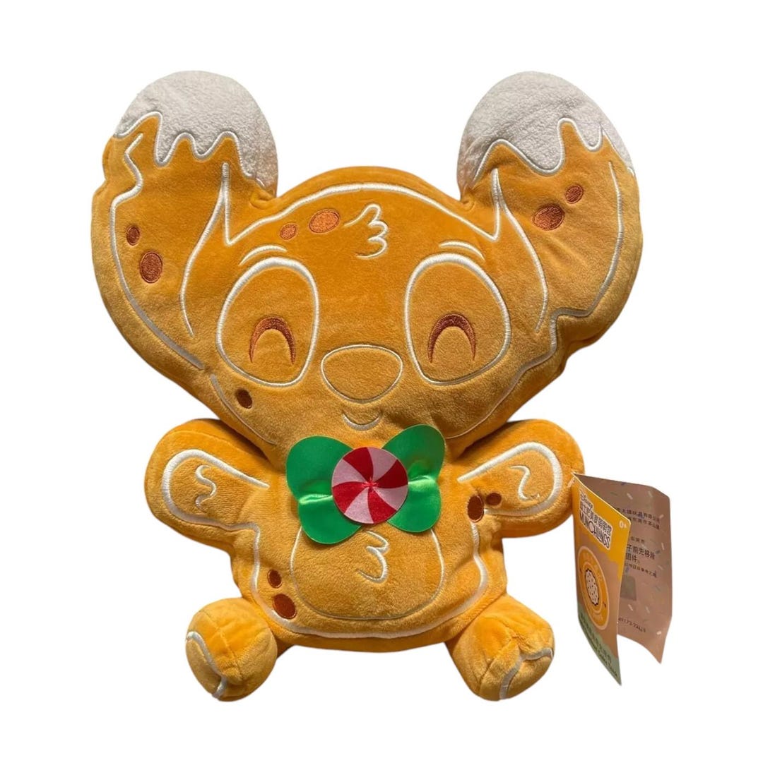 Disney Store Official 2022 Munchlings Christmas STITCH Gingerbread ...