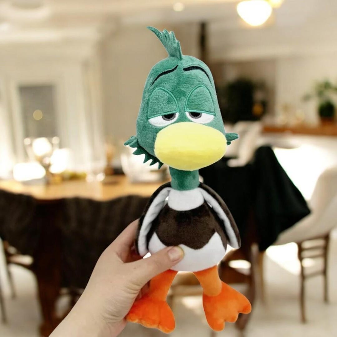 Mack Mallard Gwen Plush Toy – Cartoon Duck Stuffed Animal – Handmade ...