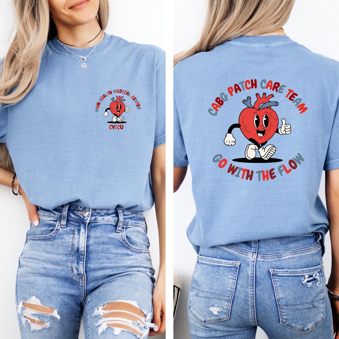 CABG Patch CVICU Healthcare T-shirt - Etsy