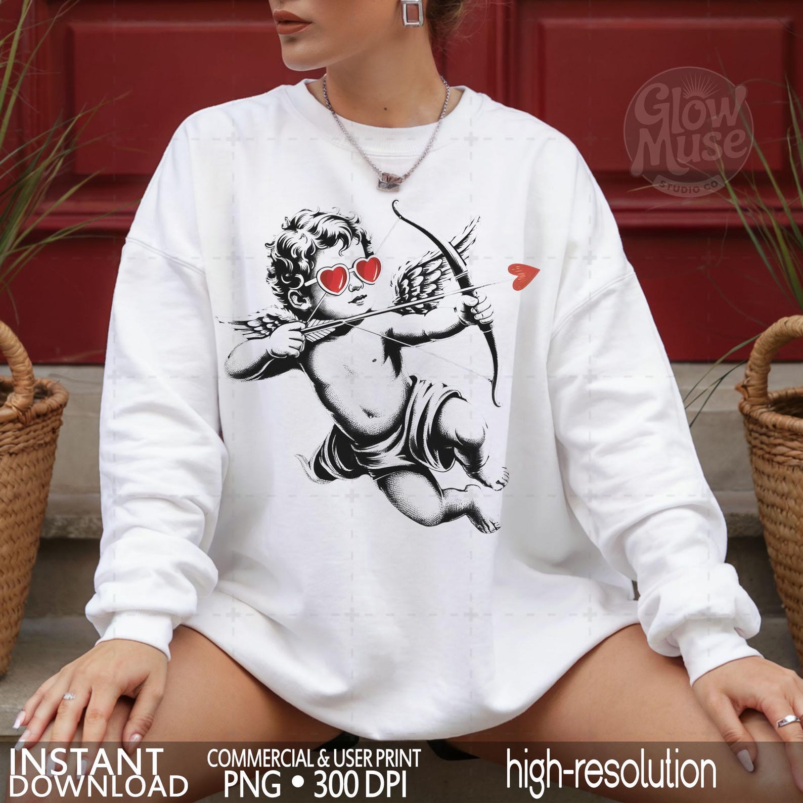 Halftone Cupid PNG, Pixel Art Cupid, Print Screen Cupid Png, Trendy ...