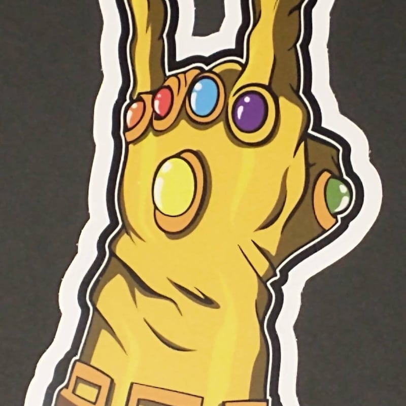 Thanos Stickers - Etsy