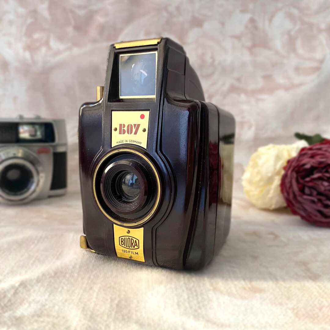 Bilora Boy Vintage Camera, Analog 6x6 Format 120 Film, Elegant Cast ...