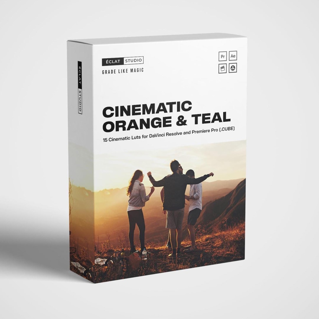 15 Orange & Teal Luts | Cinematic Video Filters for Premiere Pro and ...