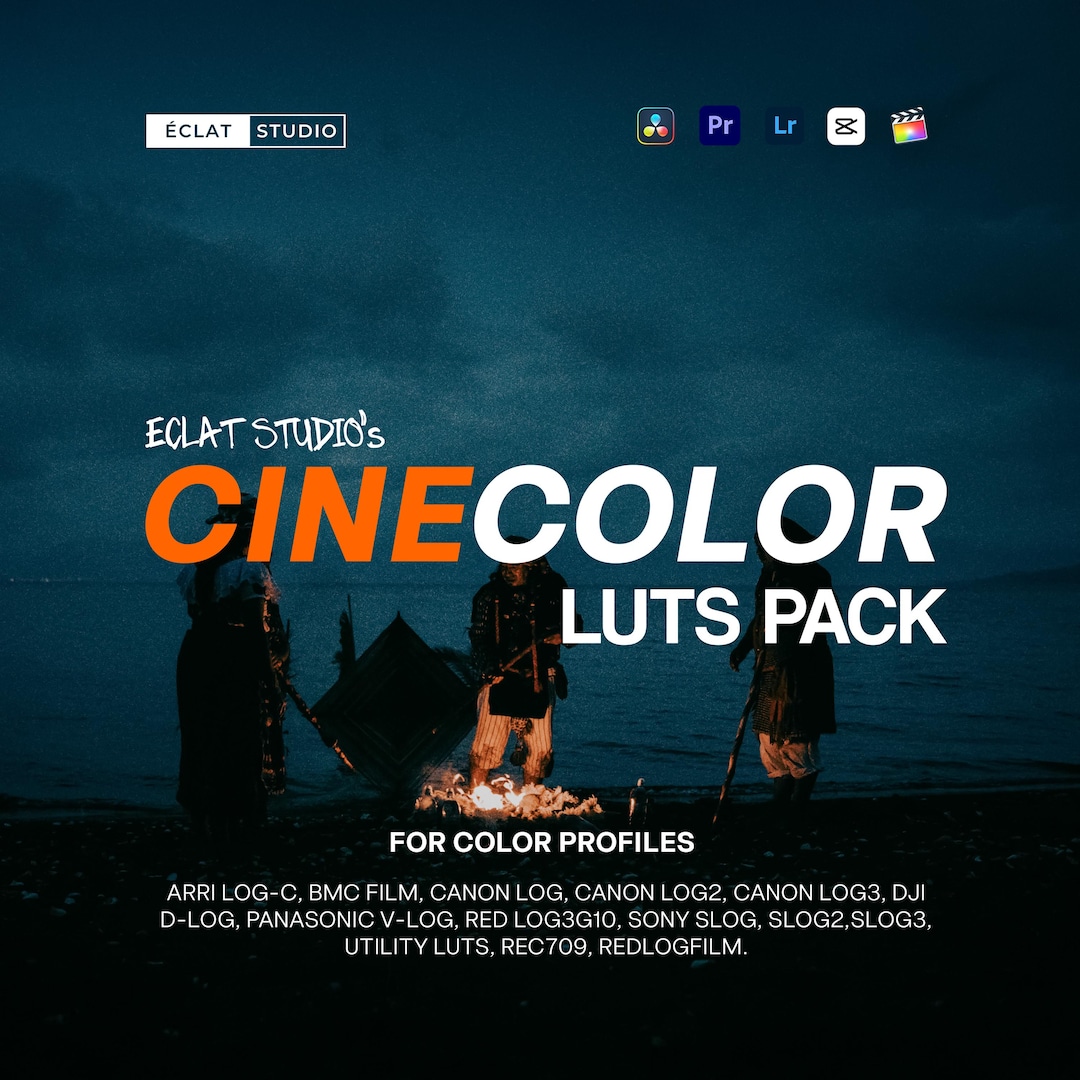 Cinecolor Luts Pack - Cinematic Tone Color Grading for Davinci Resolve ...