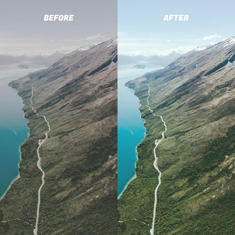 250+ Landscape & Nature Lightroom Presets – Vibrant Desktop Edits for ...
