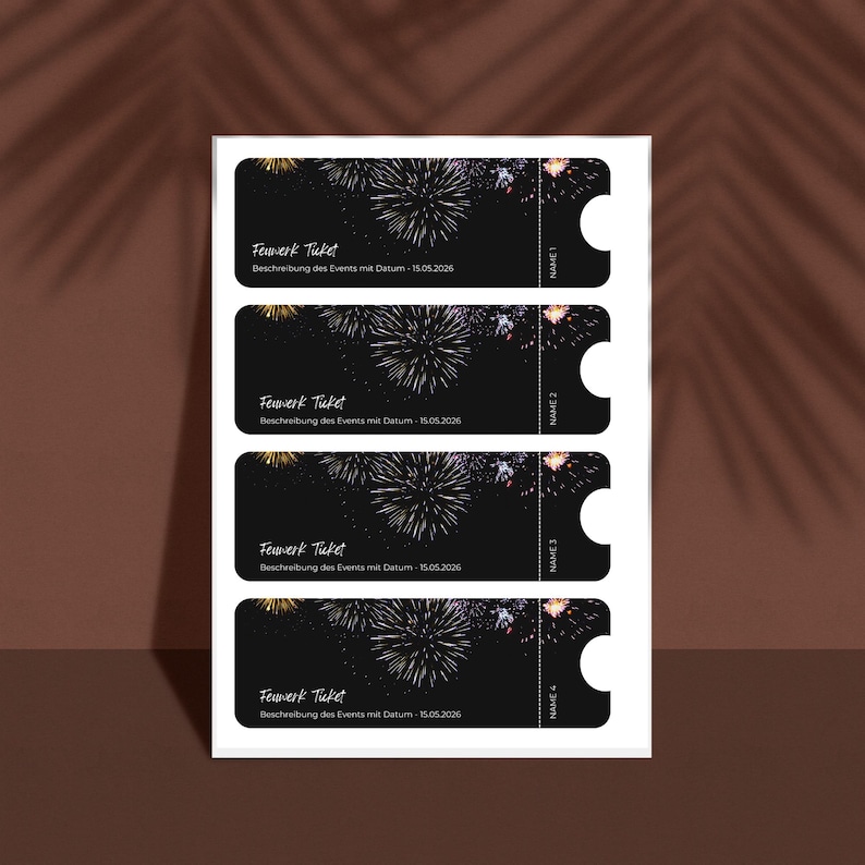 Digital Voucher Template | Printable Voucher | A4 Event Voucher | Canva ...