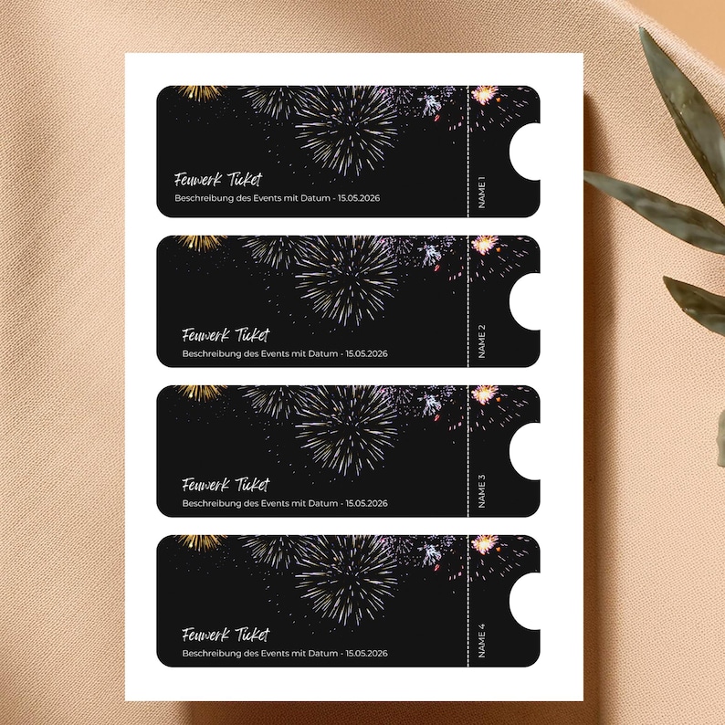Digital Voucher Template | Printable Voucher | A4 Event Voucher | Canva ...