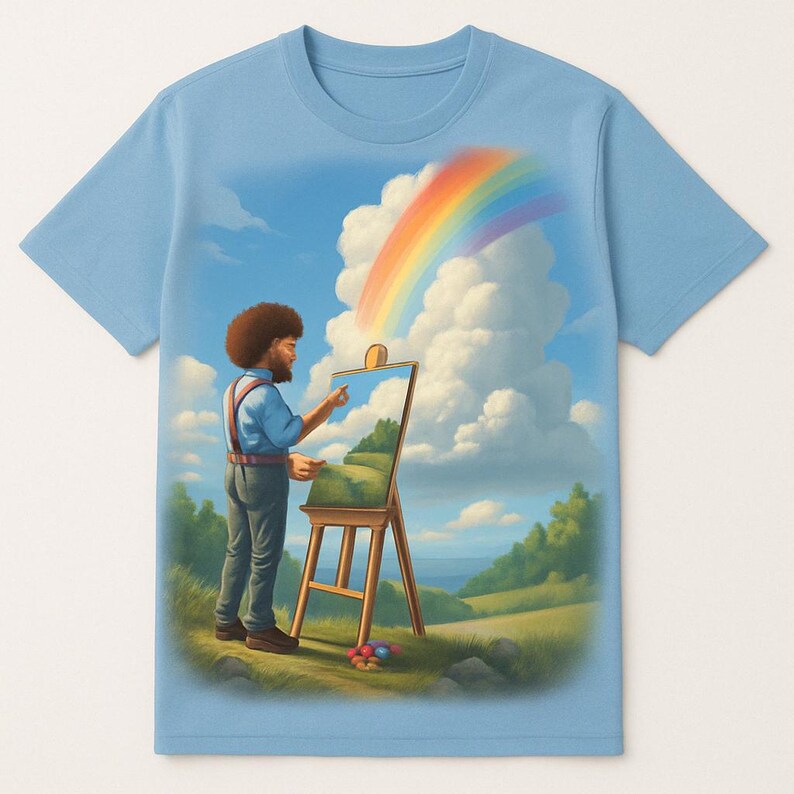 Bob Ross PNG | Funny Cosmic Painter Clipart | High-resolution ...