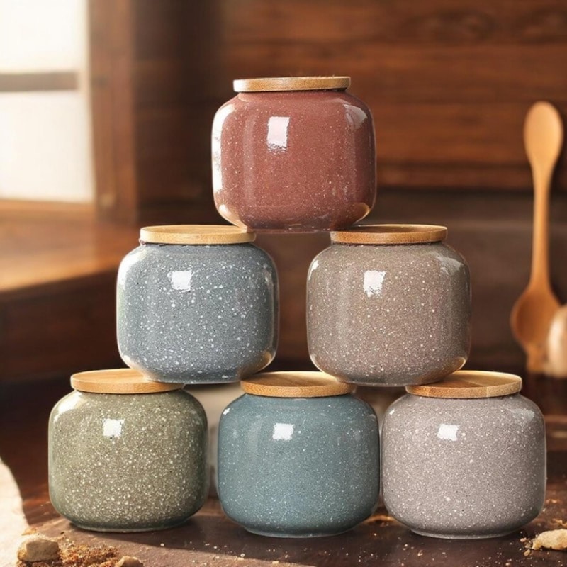 Ceramic Tea Jar - Etsy