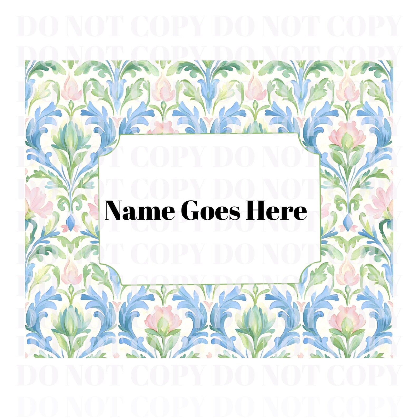 Editable Mahjong Name Card Template | NMJL Large Size (digital Download ...