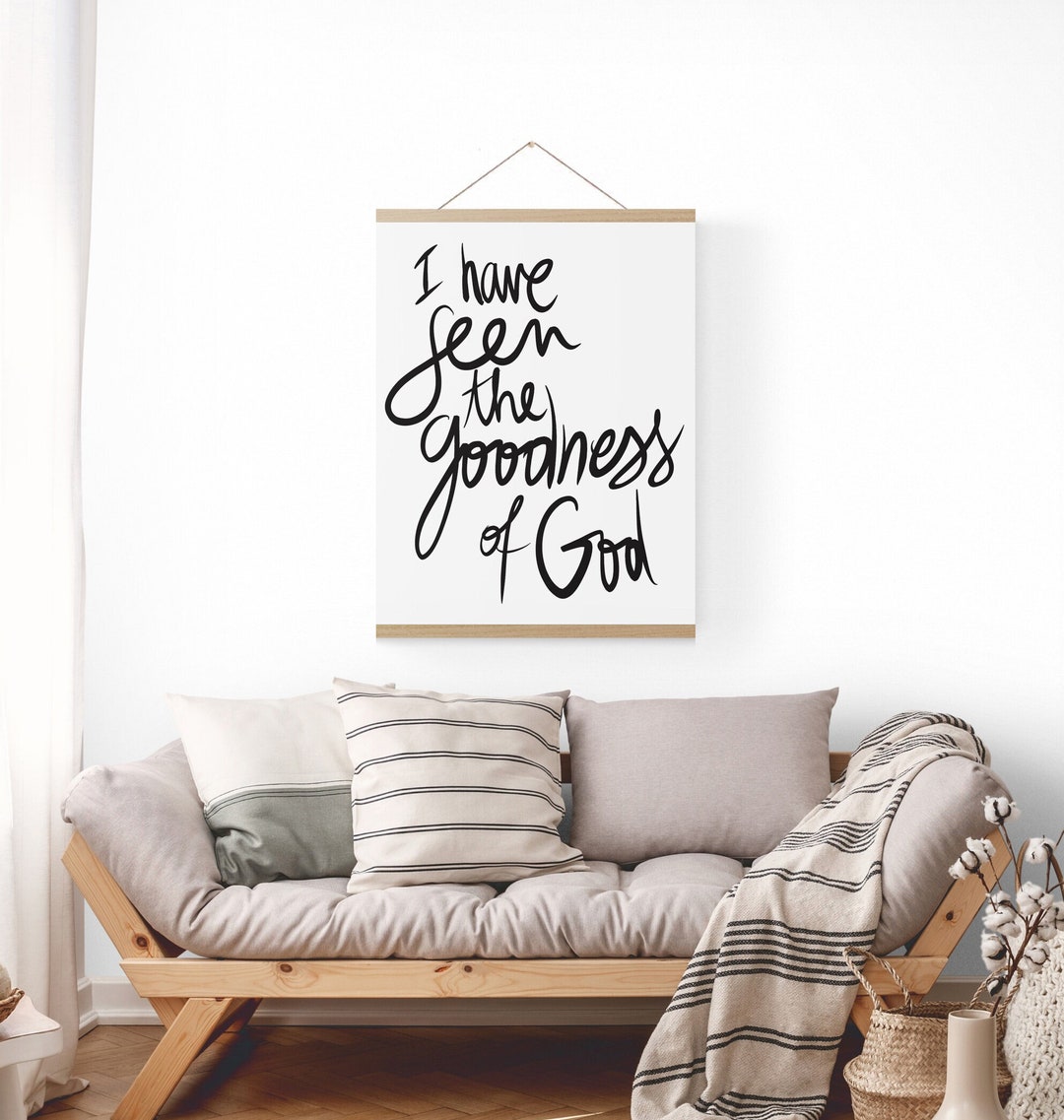 DIGITAL I Have Seen the Goodness of God Printable | Christian Verse ...
