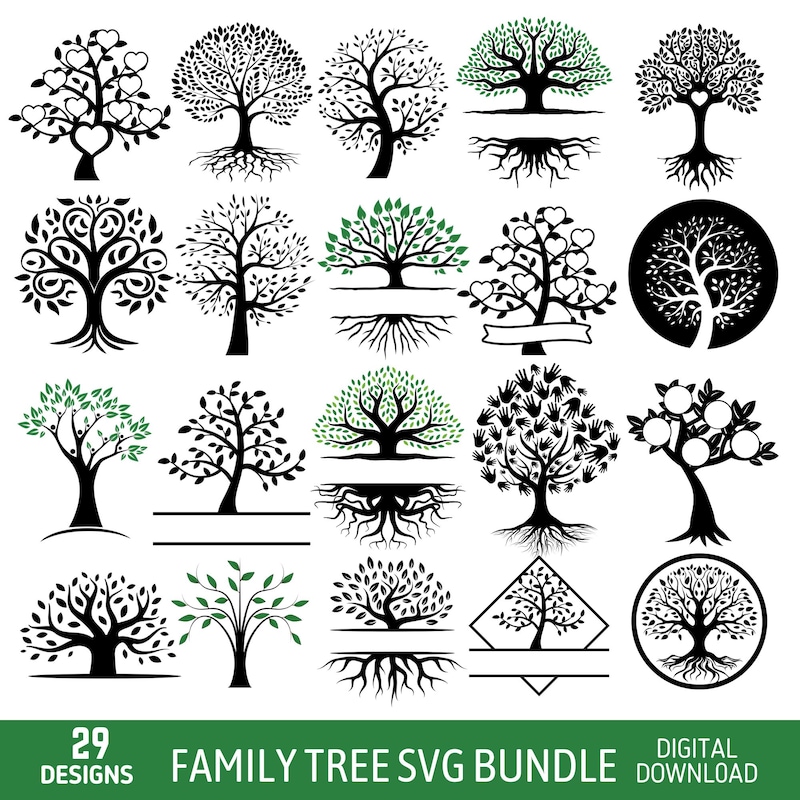Family Tree Svg - Etsy