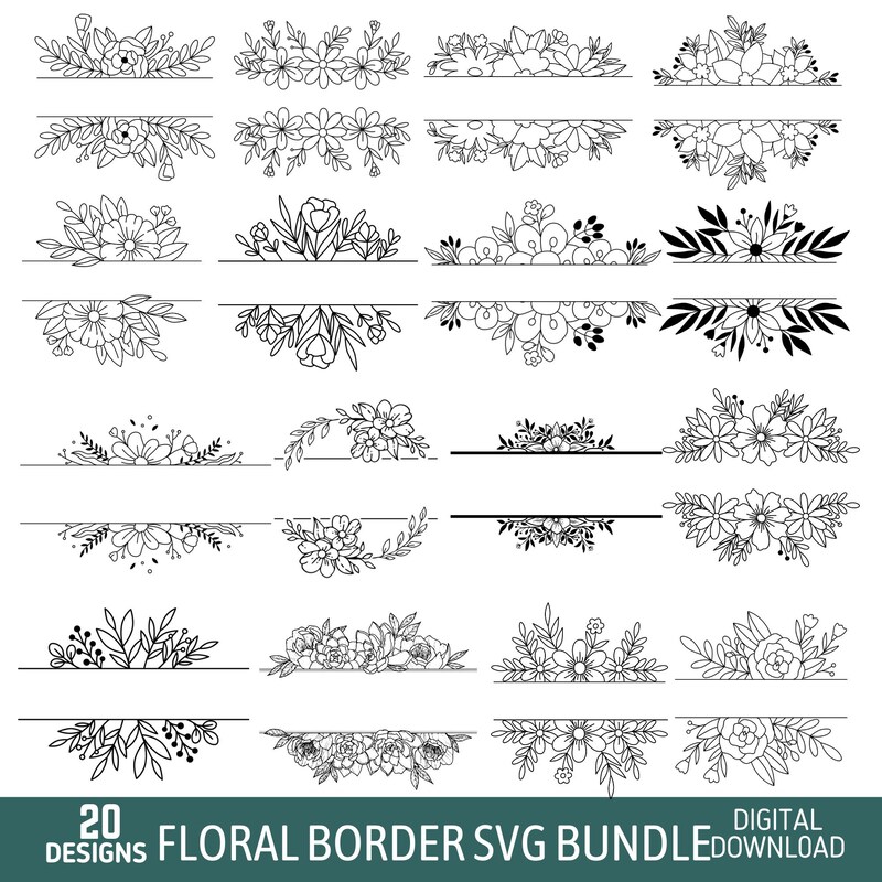 Border Svg - Etsy