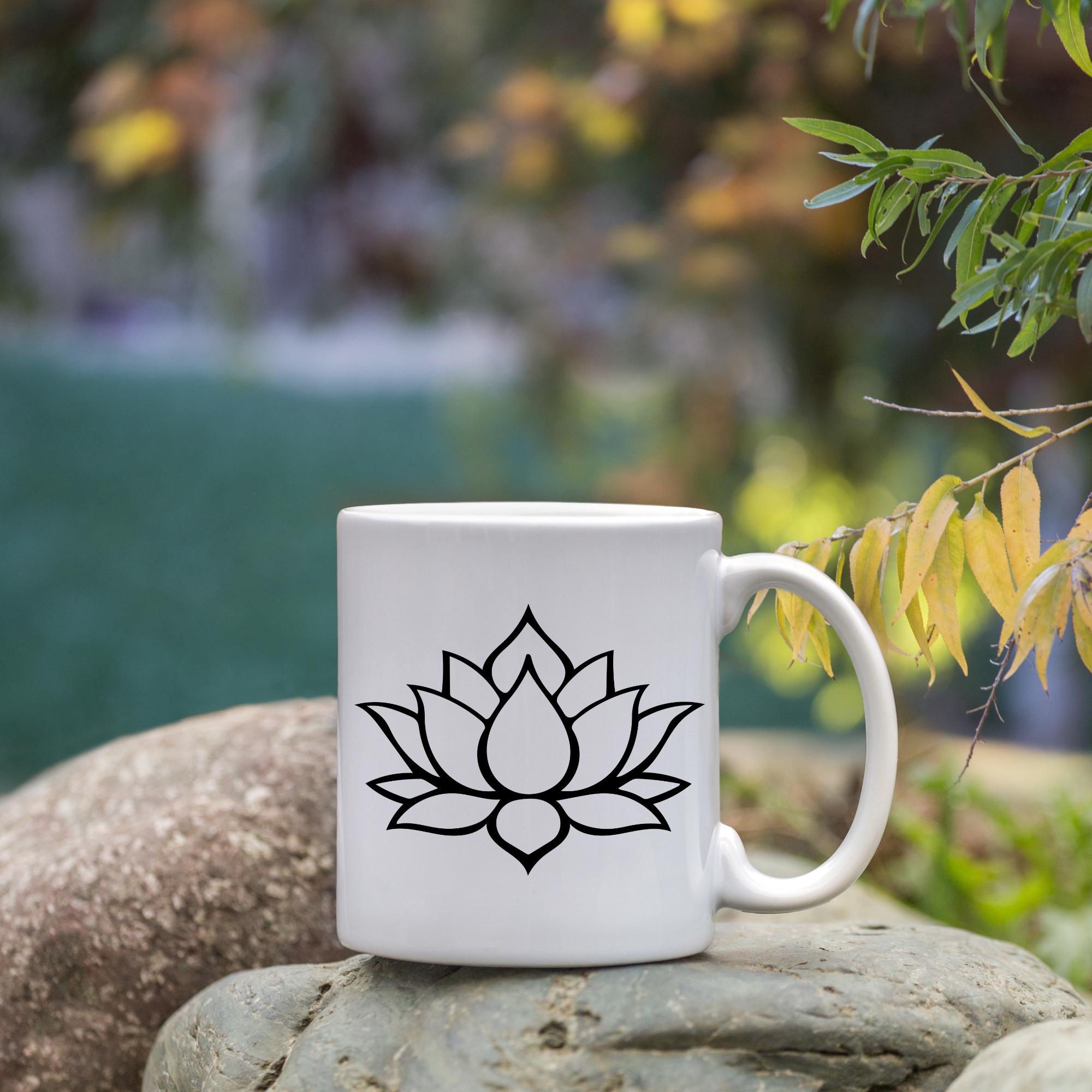 Lotus Flower SVG Bundle, Lotus Svg, PNG, Dxf, Eps, Pdf Cutting, Laser ...