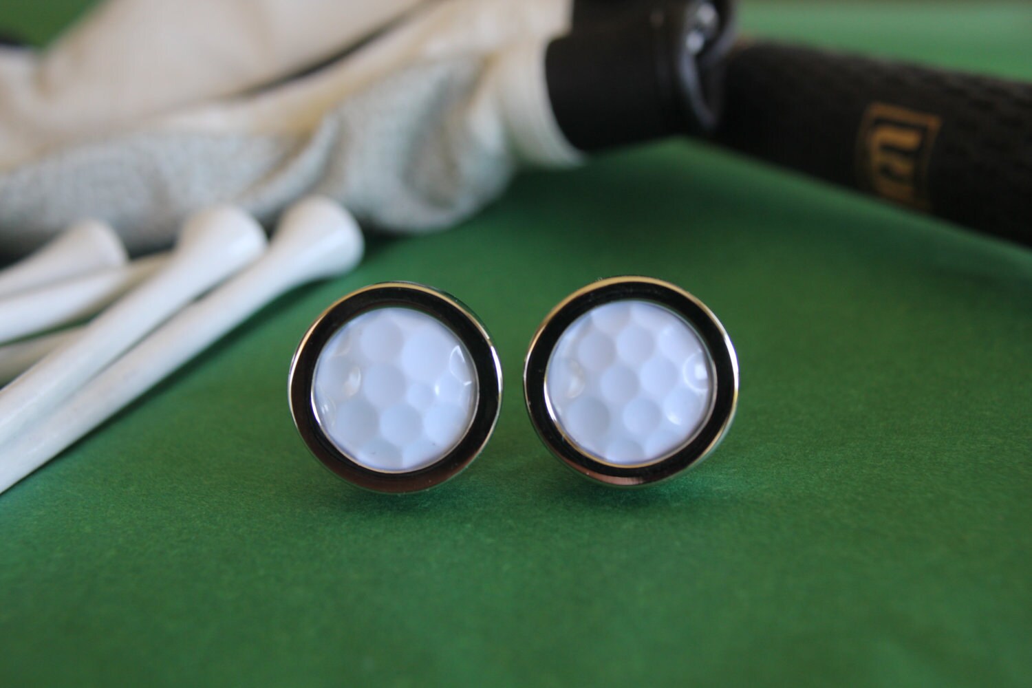 Real Golf Ball Custom Cuff Links - Etsy