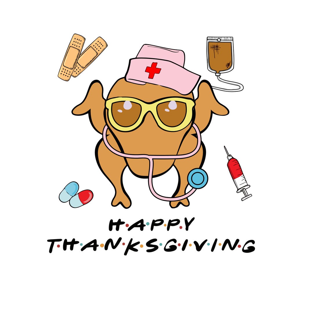Thanksgiving Nurse Png, Nurse Fall Png, Thankful Nurse Shirt, Nurse ...