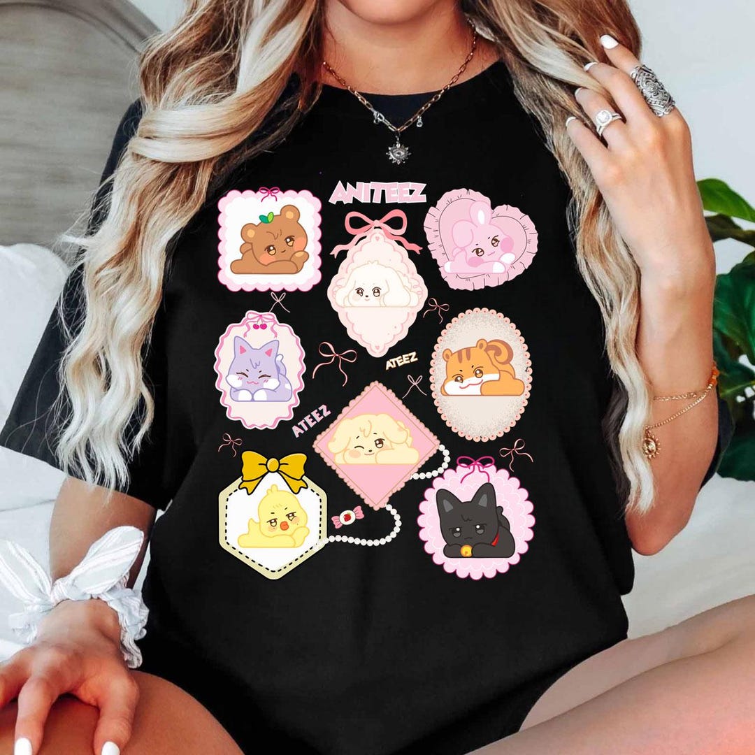Aniteez PNG, Ateez Mascot Clipart, Cute Kpop Stickers, Kawaii Animal ...