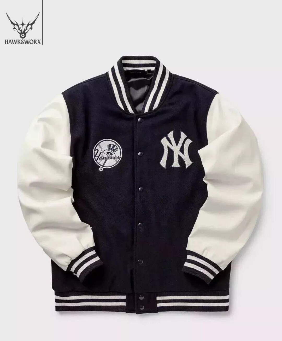 New York Yankees Varsity Jacket | NY Bomber Jacket | Baseball Letterman ...