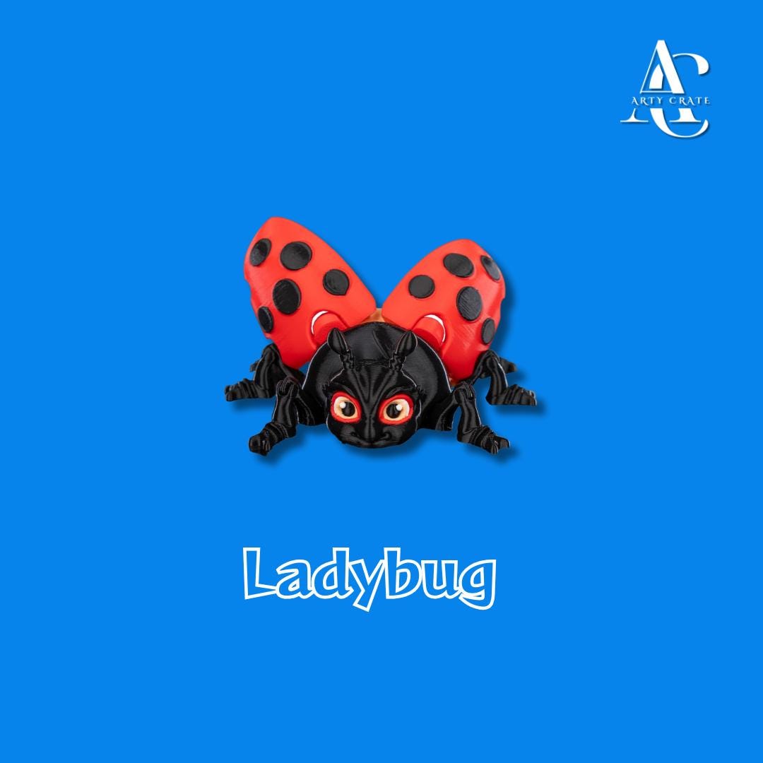 Ladybug 3D Toy / Desk Buddy / Kids Toy / Garden Decor / Creative Gift ...