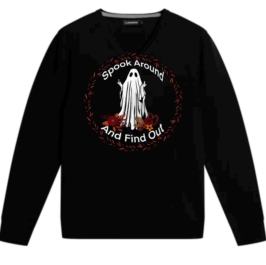 Spook Around and Find Out PNG, Halloween Spooky Season Shirts - Etsy