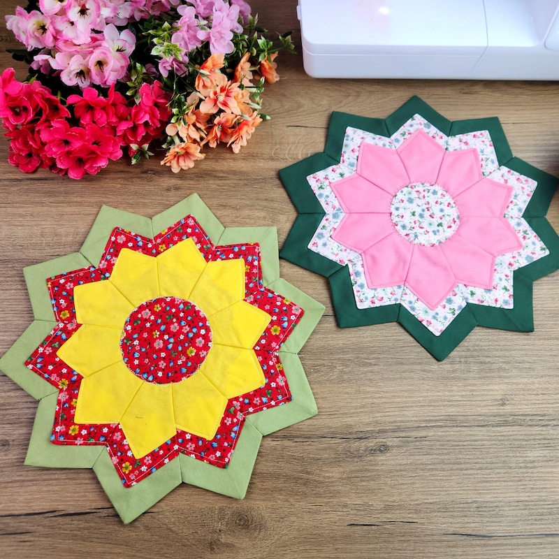 Linen Patchwork Table - Etsy