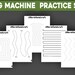 Sewing Machine Practice Sheets - Etsy