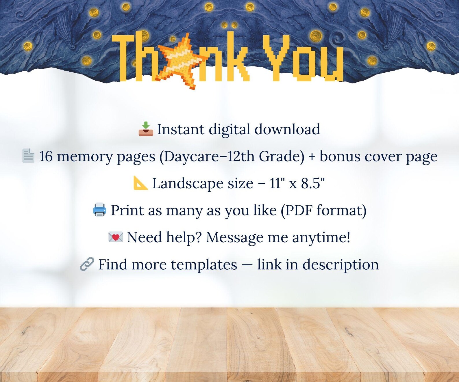 School Memory Box Questionnaire, School Years Pages, Baby Keepsake ...