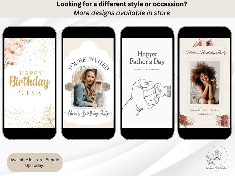 Animated Birthday E-card: Editable Canva Template (digital Download) - Etsy