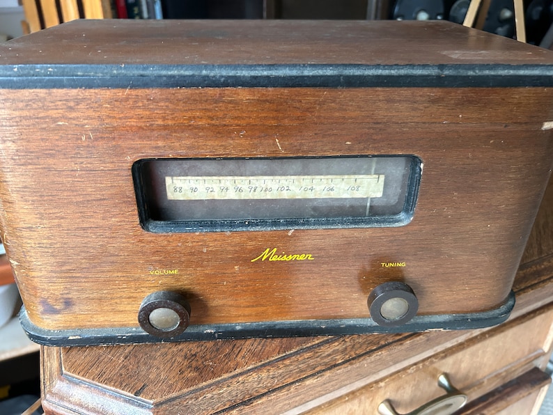 Meissner Wood Tube Radio--1940's-1950's - Etsy