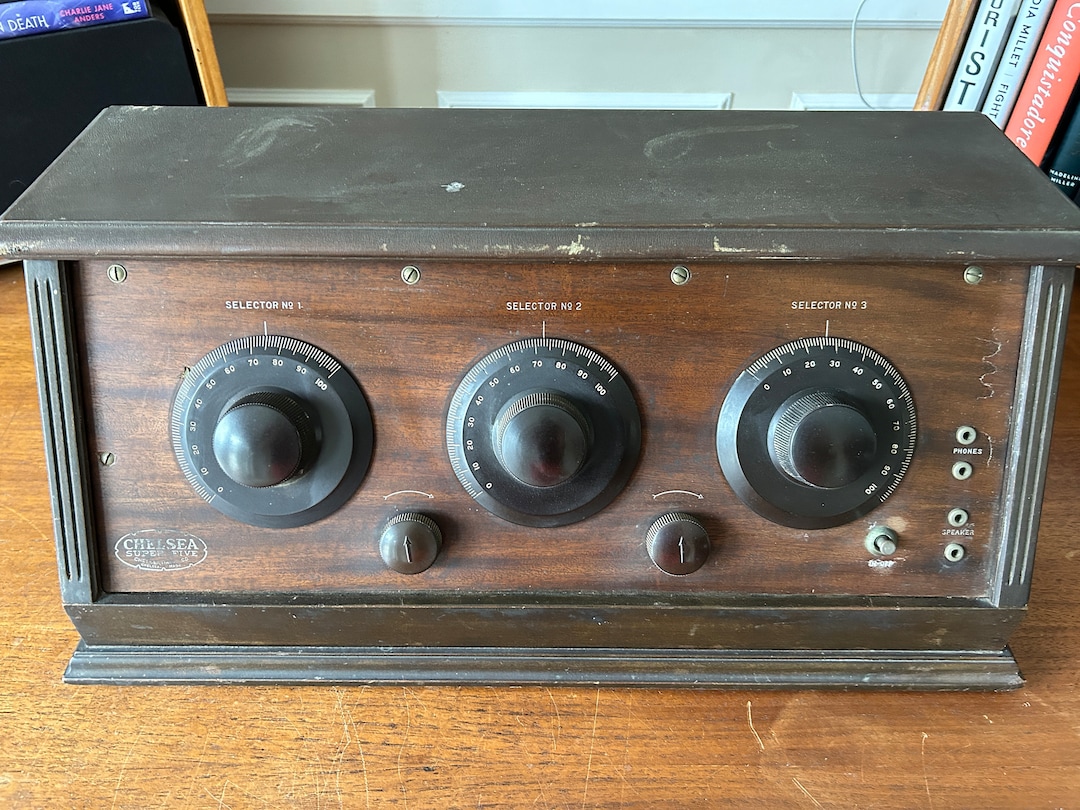 Antique Chelsea Super 5 Tube Radio Connections - Etsy