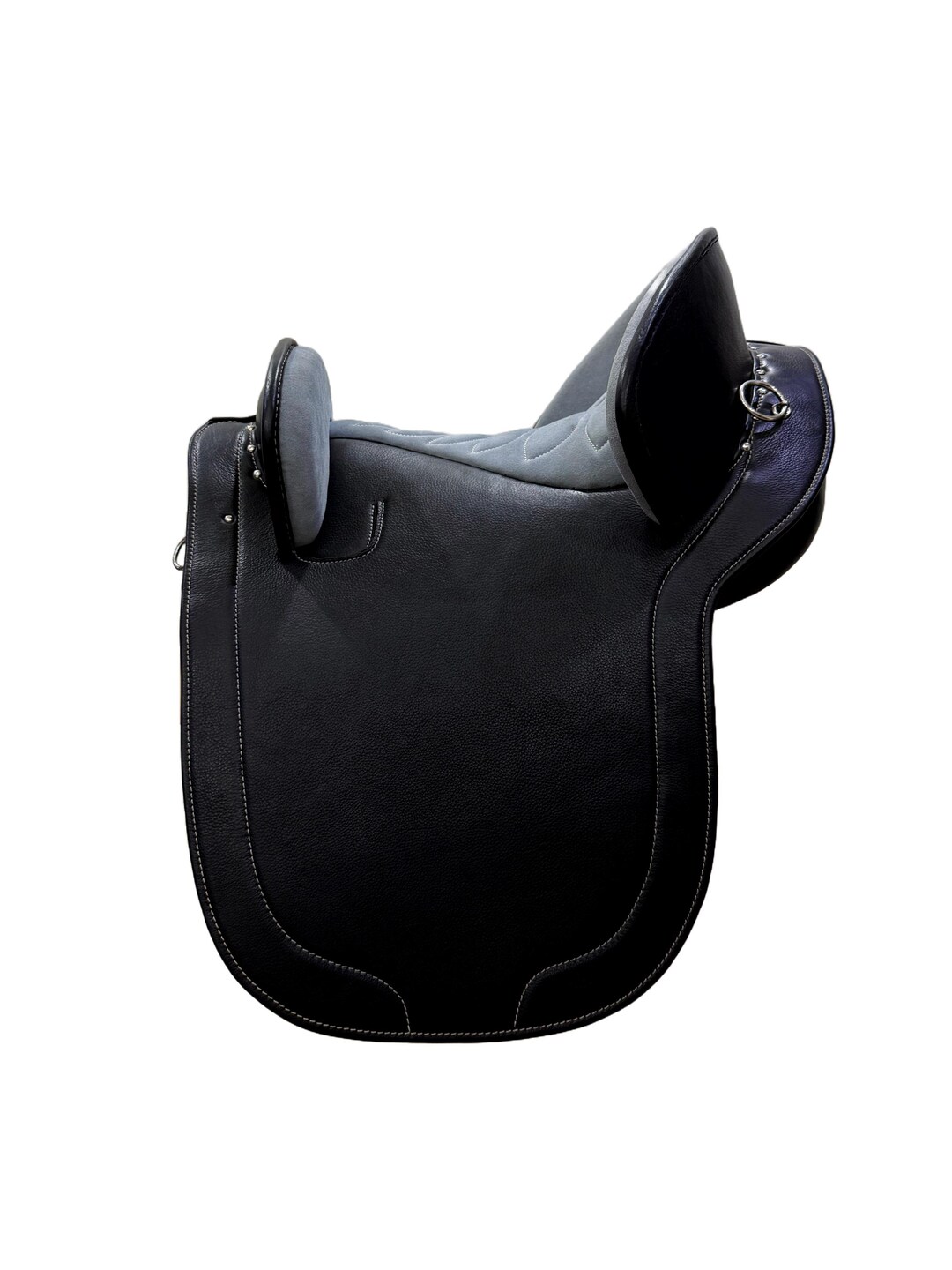 Spanish Wood Tree Saddle – 17" Seat | Cow Nappa & Suede | Fixed Panels ...