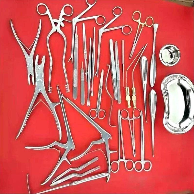 Neuro Spinal Lumbar Surgery Instrument Set Orthopedic & Surgical ...