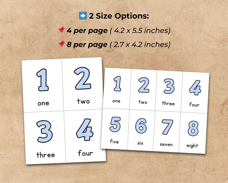 Numbers Flashcards 0–20 | Printable Math Cards for Kids | Preschool ...