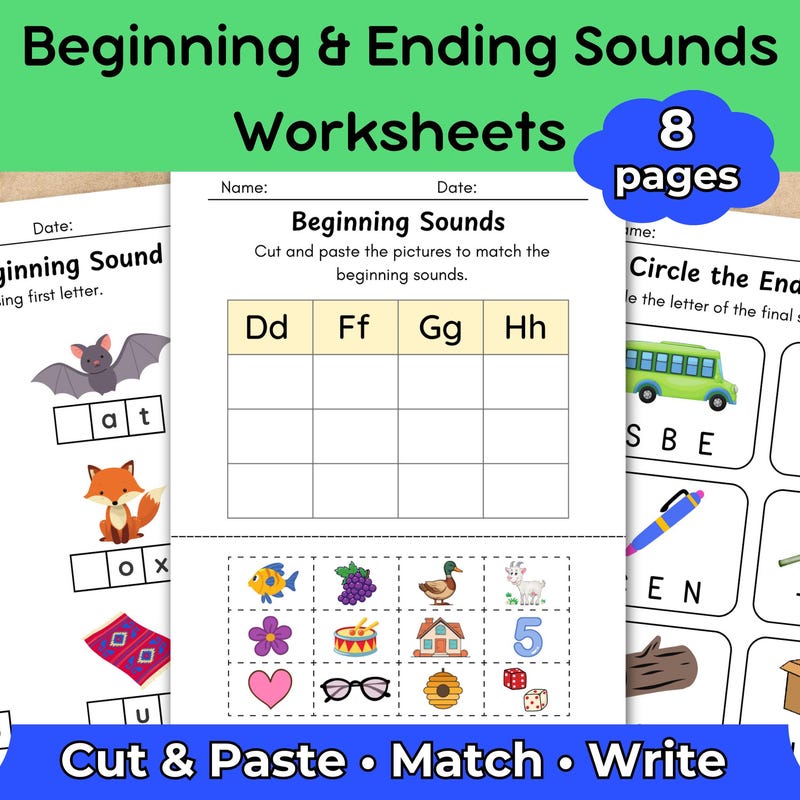 Beginning Sounds - Etsy