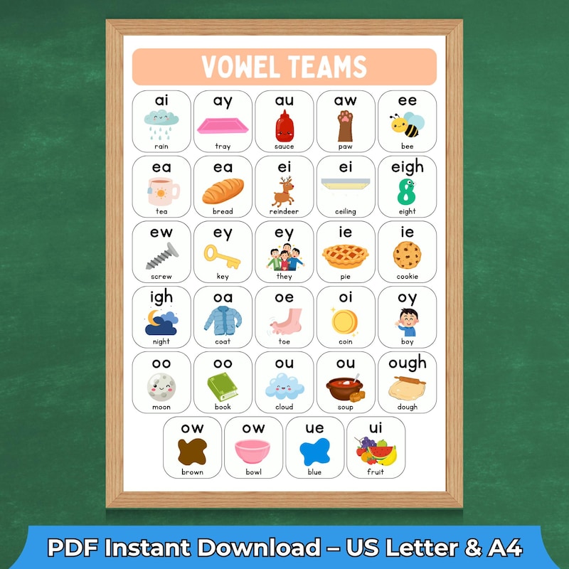 Phonics Poster - Etsy
